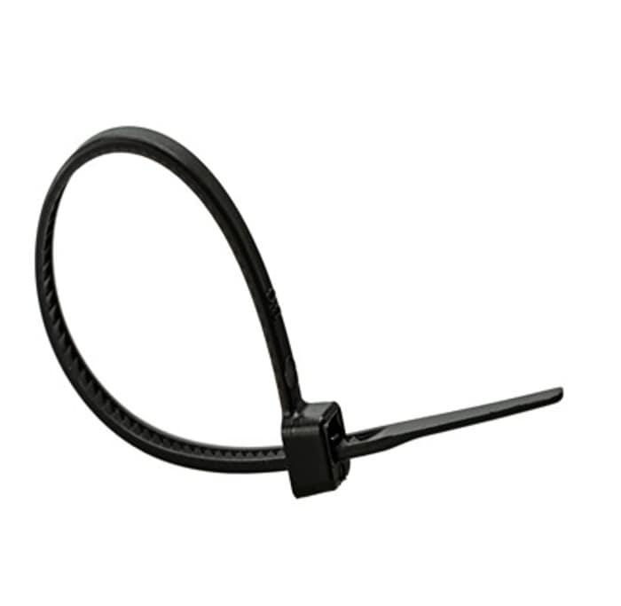 RS PRO | RS PRO Cable Tie, Non-Releasable, 300 mm x 4.5mm, Black ...