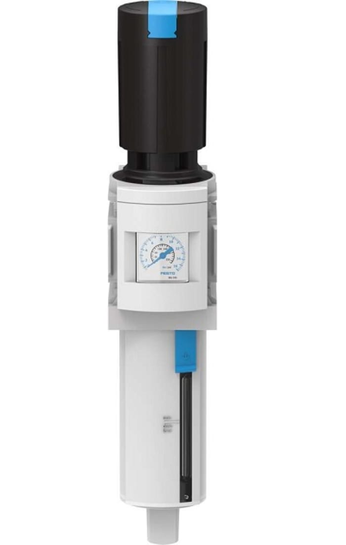 MS6-LFR-1/2-D7-CUV-AS Festo | Festo MS6-LFR Metal Filter Regulator, 5μm ...