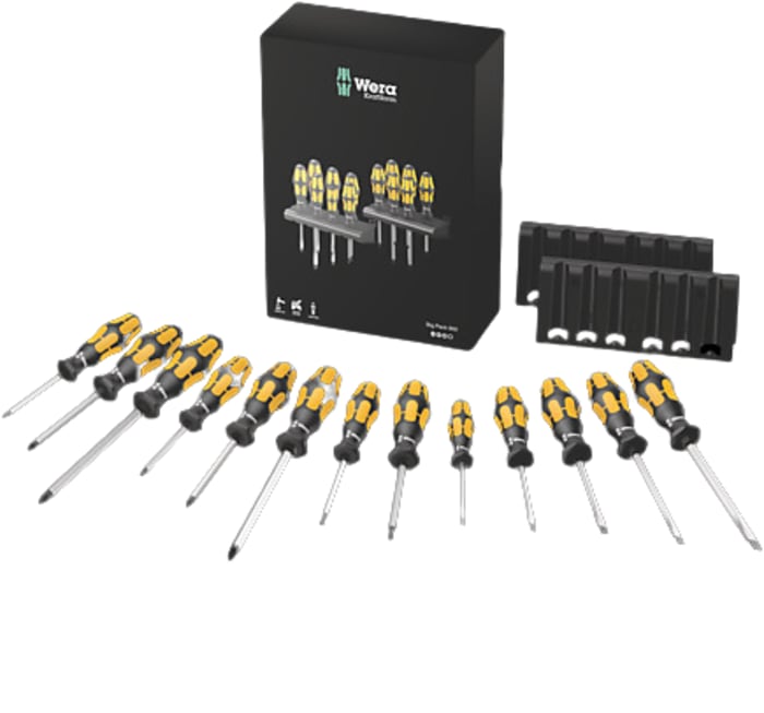 05133285001 Wera | Wera Phillips; Pozidriv; Slotted; Torx Screwdriver Set, 13-Piece | 123-1881 | RS