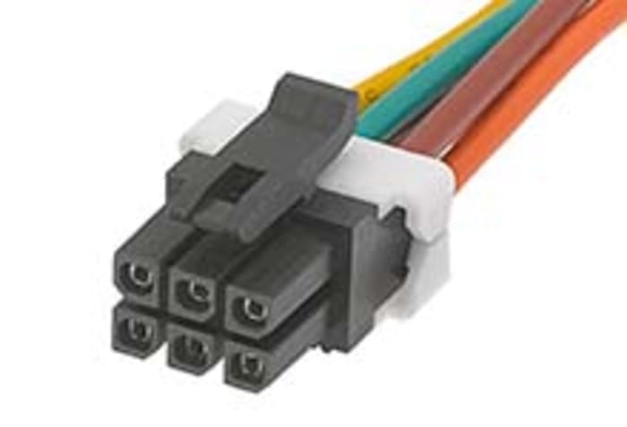 45132-0601 Molex | Molex 6 Way Female Micro-Fit TPA to 6 Way Female Micro-Fit TPA Wire to Board ...