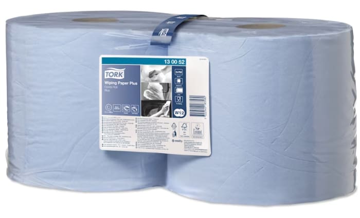 130052 Tork | Toalla de Papel Tork / Rollo Azul de 2 capas, 750 Hojas ...