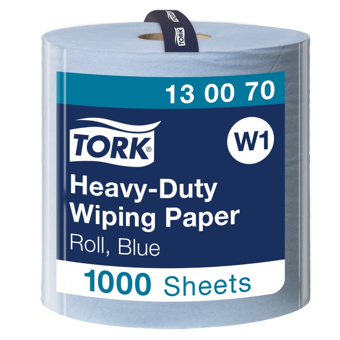 130070 Tork | Toalla de Papel Tork H-D Wiping Paper / Rollo Azul de 2 ...