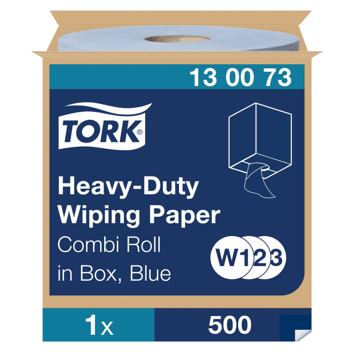 130073 Tork | Tork Rolled Blue Paper Towel, 170 m x 258mm, 2-Ply, 500 ...