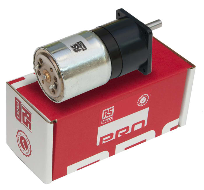 RS PRO | RS PRO Brushed Geared DC Geared Motor, 24 V dc, 0.26 Nm, 172 ...