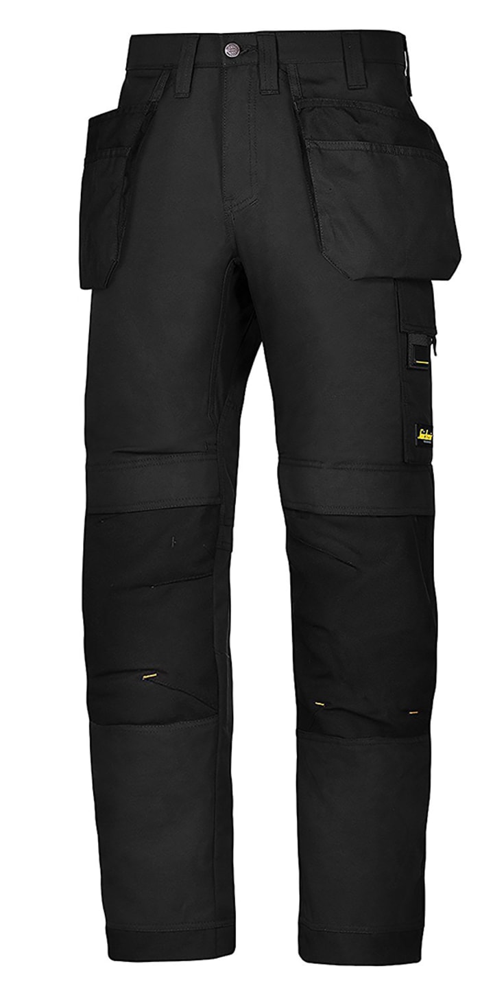 62010404050 Snickers | Snickers 6201 AllRoundWork Black Trousers 35in W ...