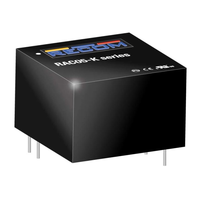 RAC05-24SK Recom | Recom 5W AC-DC Converter, 24V dc, Encapsulated | 144 ... RAC05-24SK Recom | Recom 5W AC-DC Converter, 24V dc, Encapsulated | 144 ...