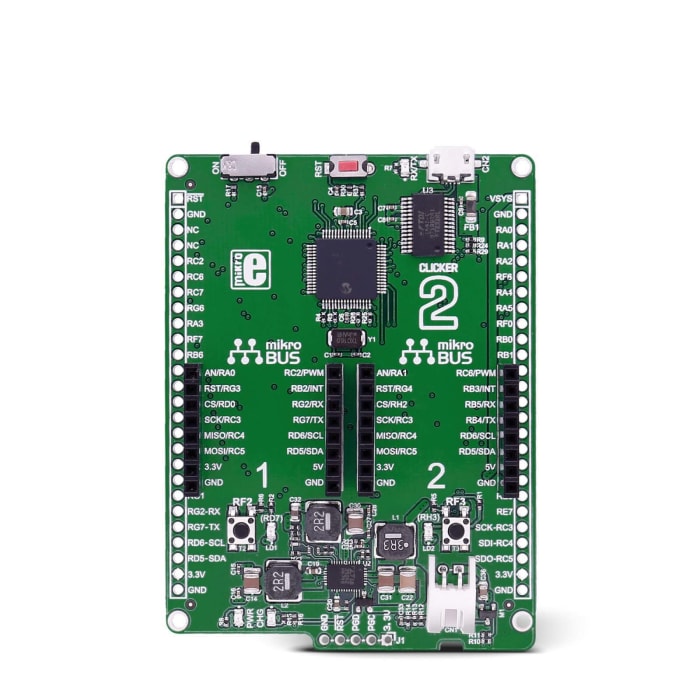 MIKROE-2584 MikroElektronika | Placa complementaria Clicker 2 for PIC18FK de MikroElektronika ...