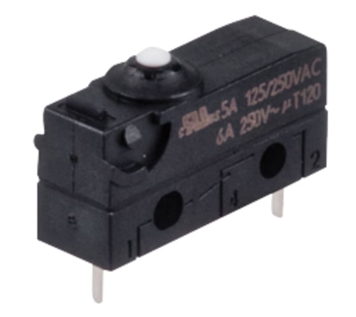 SS-5 Omron | Omron Pin Plunger Micro Switch, Solder Terminal, 5 A, SPCO ...