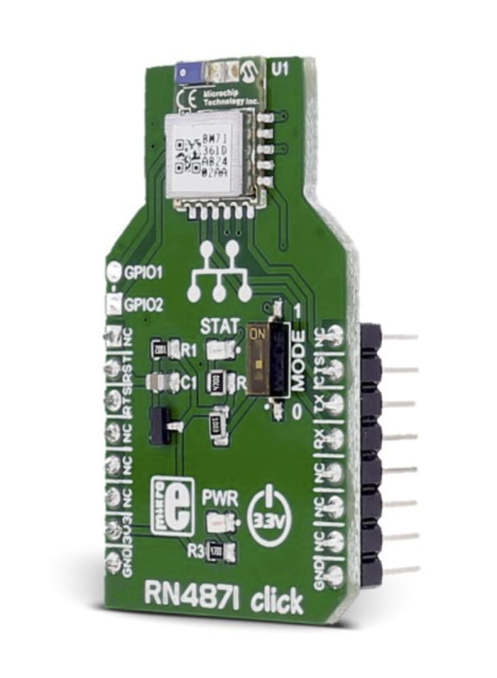 MIKROE-2544 MikroElektronika | MikroElektronika RN4871 Click Bluetooth Development Kit MIKROE ...