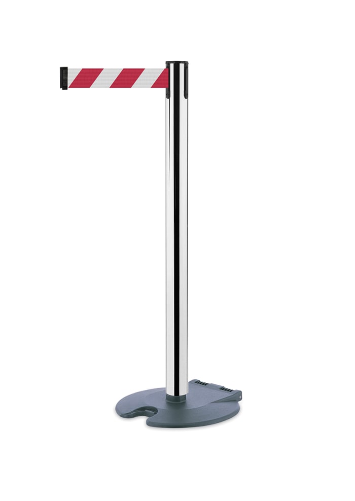 RB1-1P-D3 Tensator | Tensator Chrome Plastic Retractable Barrier, 2.3m ...