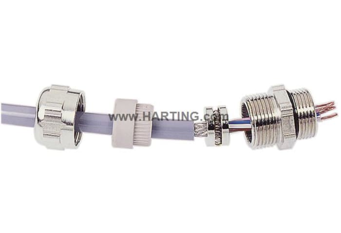 19620005082 HARTING | HARTING Cable Clamp, EMC Series Thread Size M20 ...