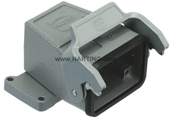 19300060716 HARTING | HARTING Han B Heavy Duty Power Connector Hood, M25 Thread, Top Entry | 175 ...