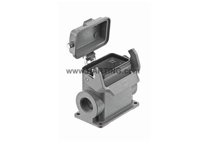 19300107296 HARTING | Base para conector industrial HARTING serie Han B ...