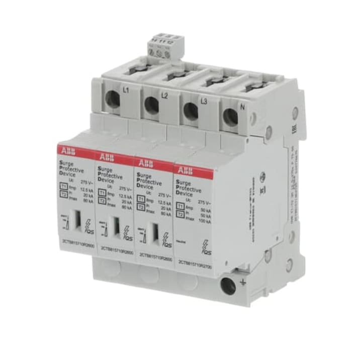 2CTB815710R0700 OVR T1-T2 3N 12.5-275s P TS QS ABB | ABB, OVR Surge ...