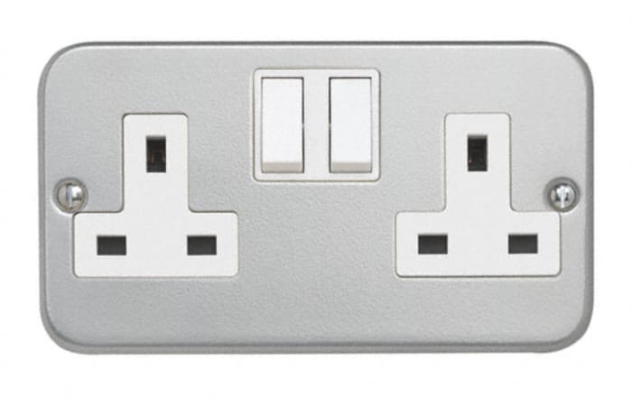 CLA3356 Contactum | Contactum Grey 2 Gang Plug Socket, 2 Poles, 13A ... CLA3356 Contactum | Contactum Grey 2 Gang Plug Socket, 2 Poles, 13A ...