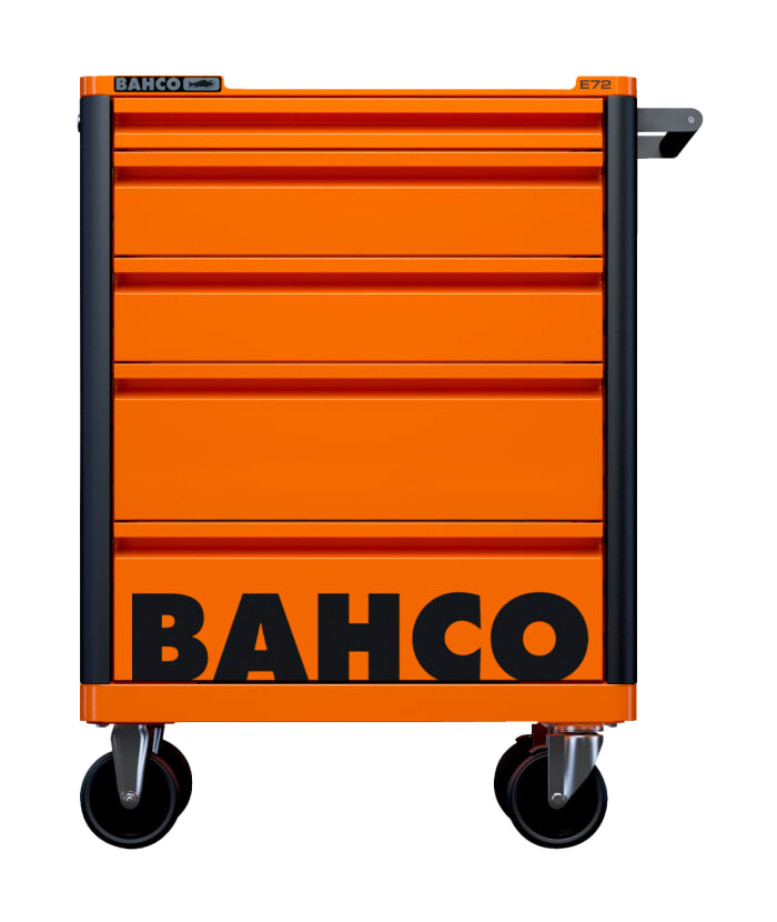 1472K5 Bahco | Bahco 5 Drawer Solid Steel Wheeled Tool Trolley | 176 ...