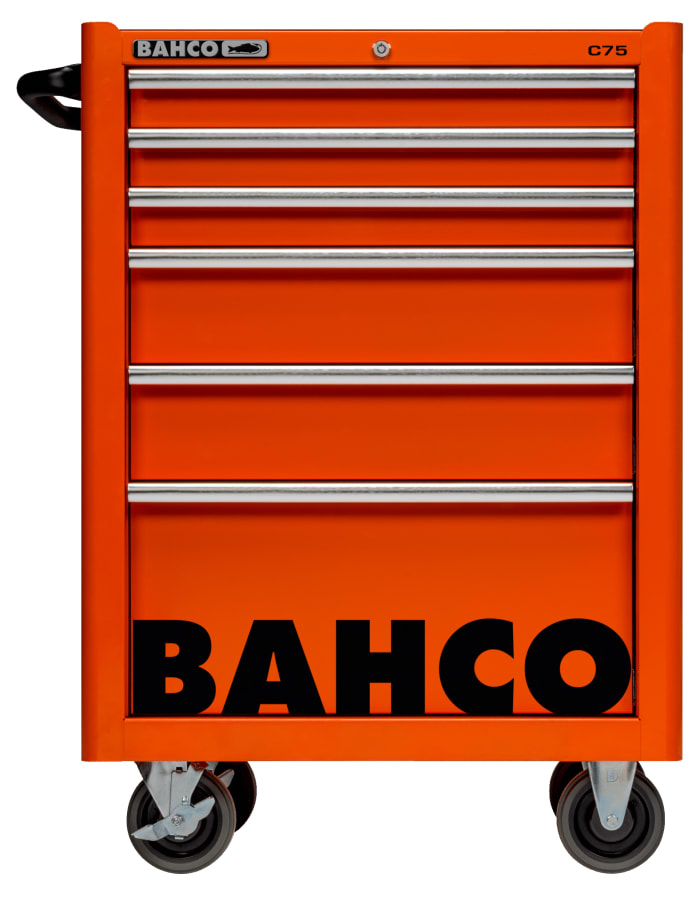 1475K6 Bahco | Bahco 6 Drawer Solid Steel Wheeled Tool Trolley | 176 ...
