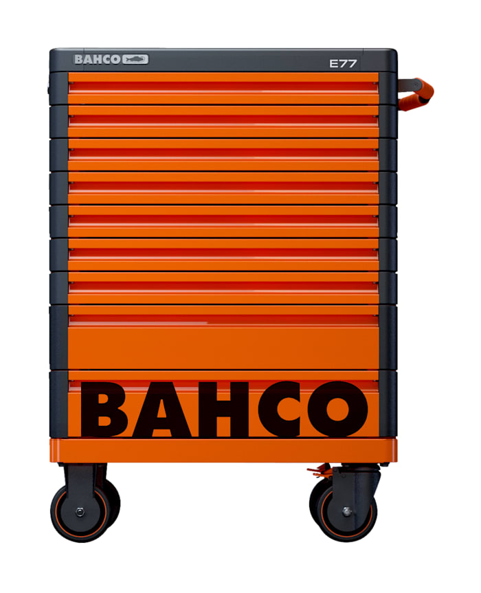 1477K9 Bahco | Bahco 9 Drawer Solid Steel Wheeled Tool Chest | 176-2474 ...