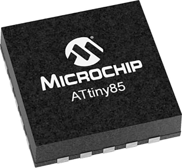 ATTINY85-20MU Microchip | Microcontrolador Microchip, núcleo AVR de 8 ...