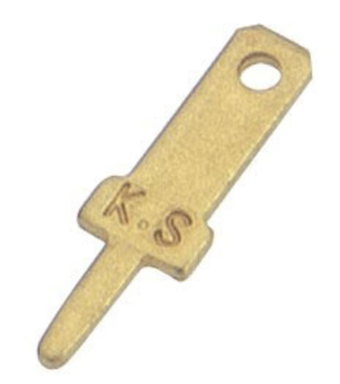 RS PRO | RS PRO Uninsulated Male Spade Connector, PCB Tab, 2.8 x 0.5mm ...