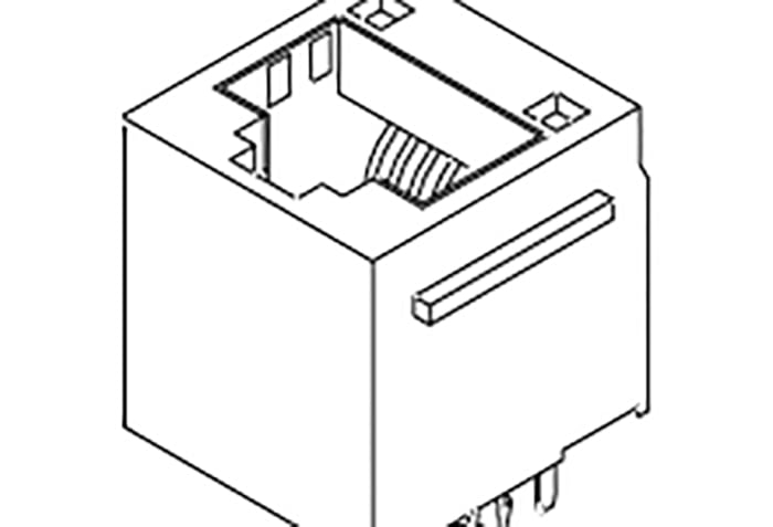 85507-5001 Molex | Molex 85507 Series Female RJ45 Connector, Through ...