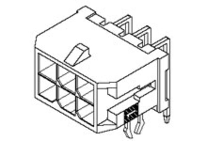 43045-2201 Molex | Molex Micro-Fit 3.0 Series Right Angle Through Hole ...