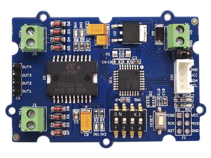 105020001 Seeed Studio | Seeed Studio Grove - I2C Motor Driver with ...