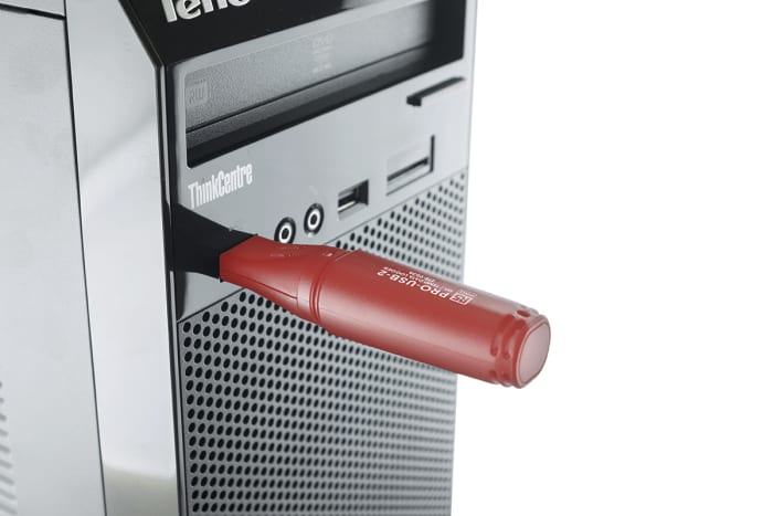 RS PRO | RS PRO PRO-USB-2 Temperature & Humidity Data Logger, USB, 1 Input Channel(s) | 179-9536 ...