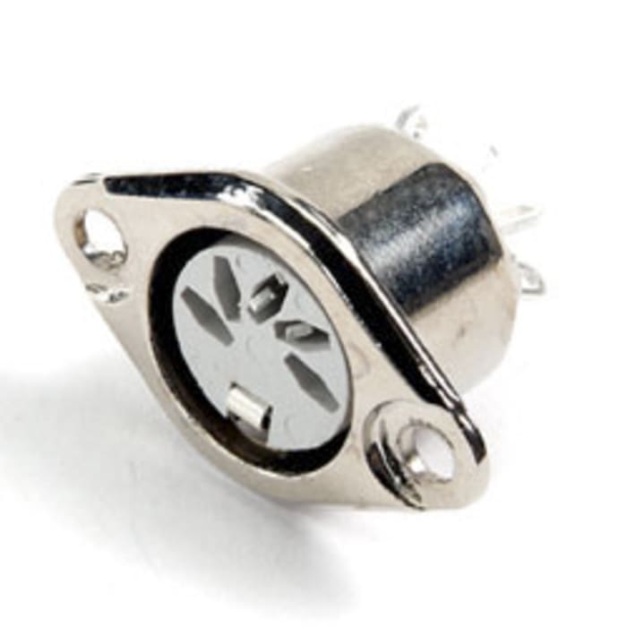 630-0600 Deltron | Deltron 6 Pole Din Socket, DIN 41524, DIN 45322, DIN ...