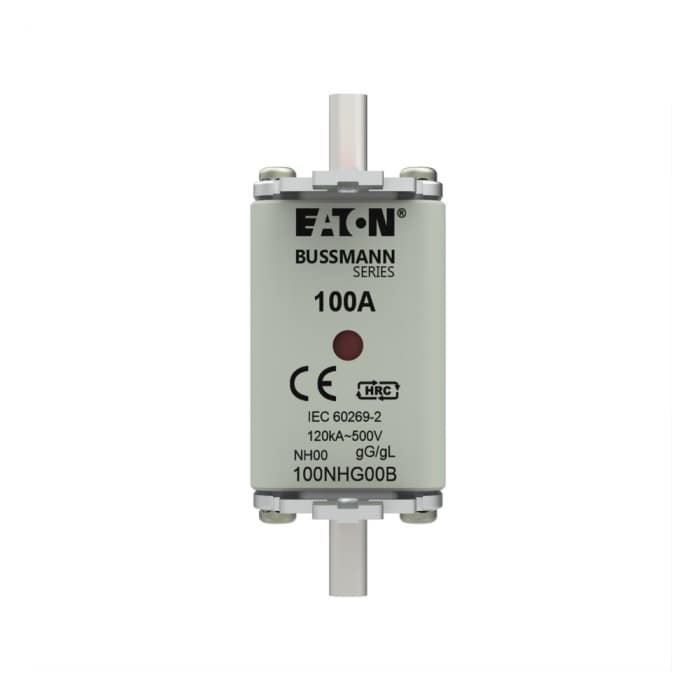 100NHG00B Eaton | Eaton 100A Centred Tag Fuse, NH00, 500V ac | 181-8560 ...
