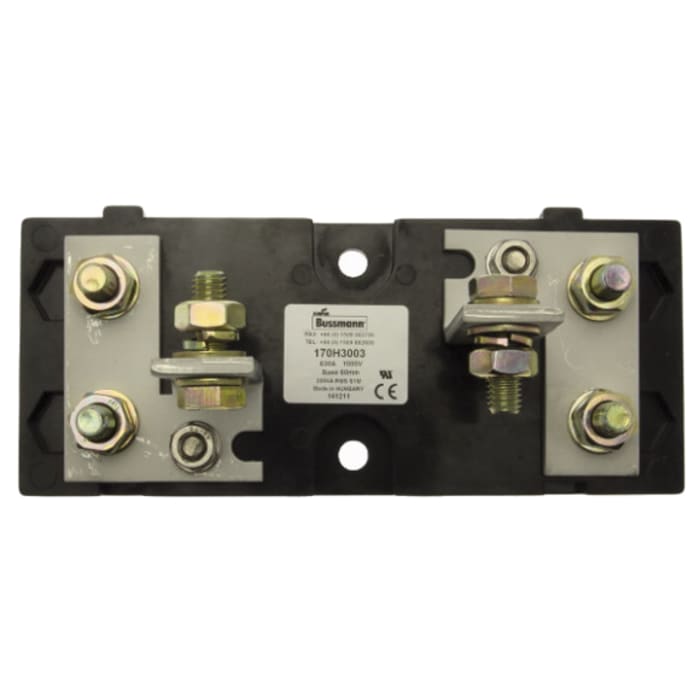 170H3003 Eaton | Eaton 630A Base Mount Fuse Holder, 1P, 1kV | 182-1418 | RS