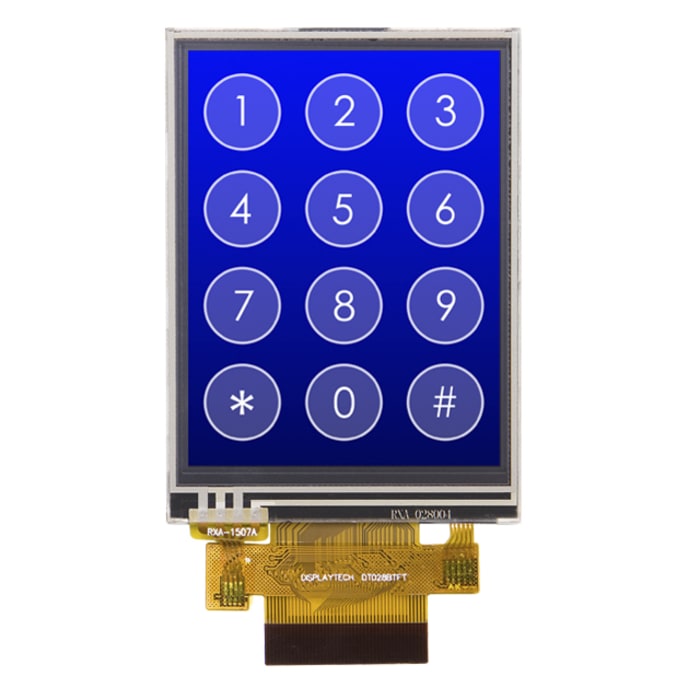DT028BTFT-TS Displaytech | Displaytech DT028BTFT-TS TFT TFT LCD Display ...