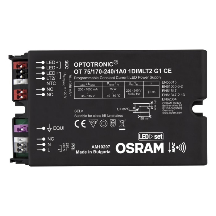 4052899541092 Osram | Osram LED Driver, 35 → 115V Output, 75W Output ...