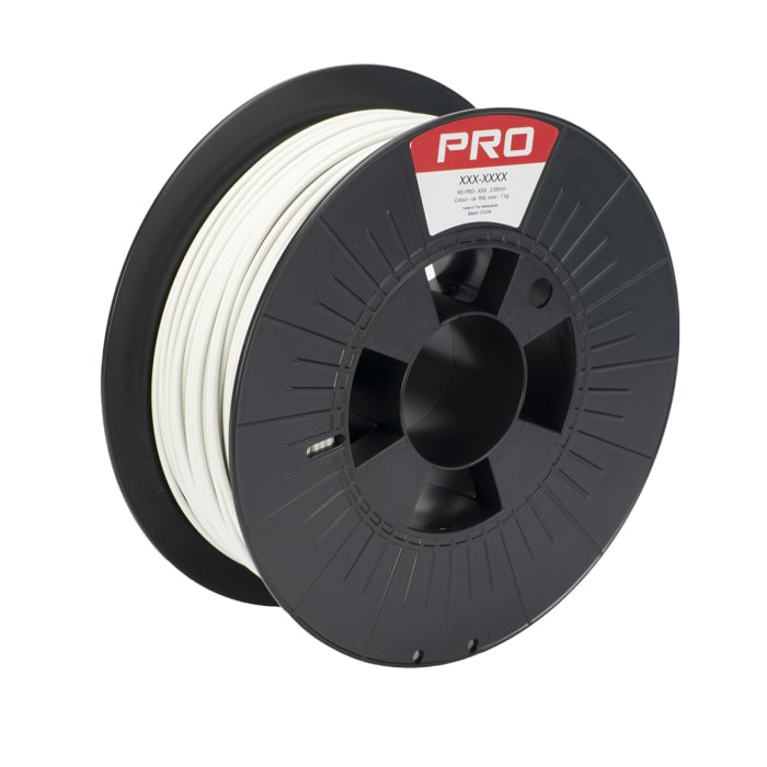RS PRO | RS PRO 2.85mm White PLA Matt 3D Printer Filament, 1kg | 183 ...