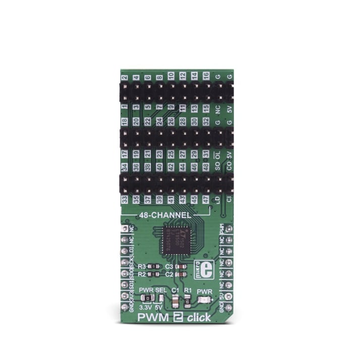 Mikroe 3148 Mikroelektronika Mikroelektronika Pwm 2 Click Board Pwm Controller 184 0946 Rs