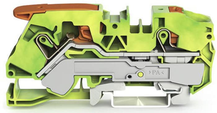 2116-5207 WAGO | WAGO 2116-5207 Earth Terminal Block Green, Yellow ...