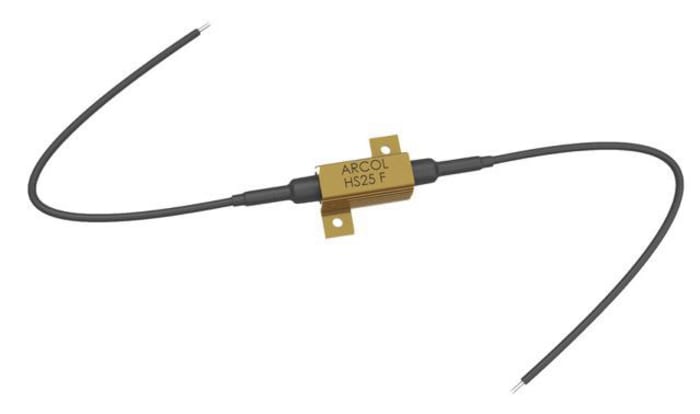 HS25F 470R F 200MM M404 Arcol | Arcol, 470Ω 25W Aluminium Chassis Mount ...