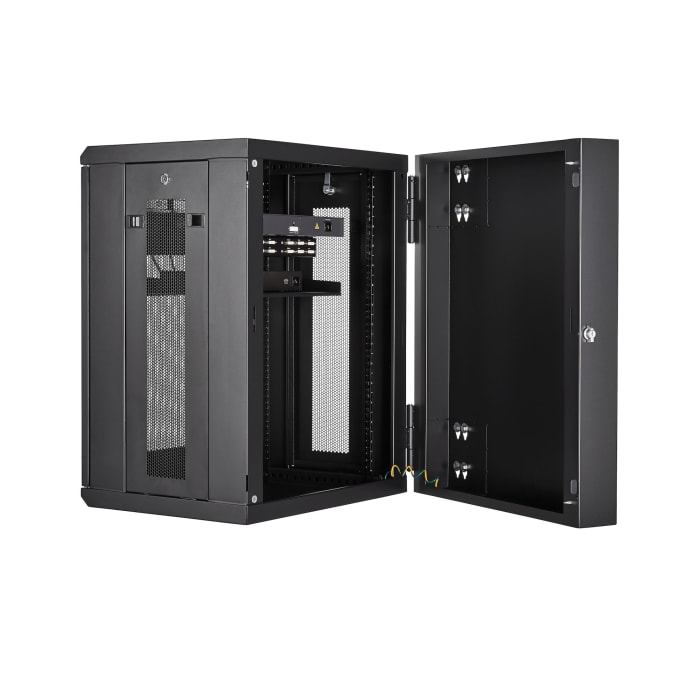 RK1520WALHM StarTech.com | StarTech.com Black 15U Server Rack , 610 x ...