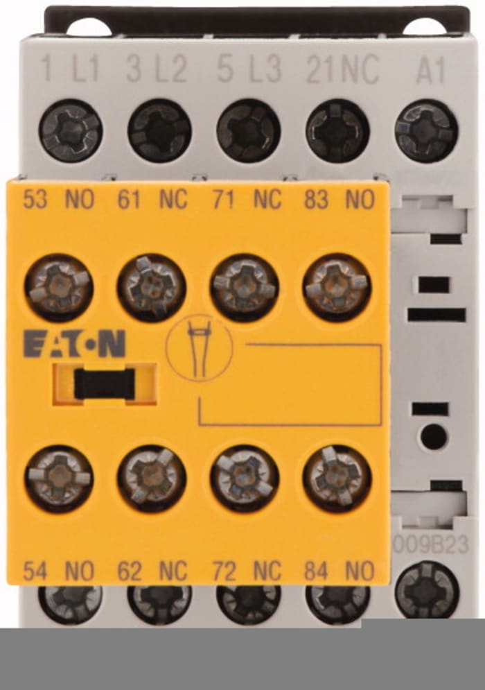 191762 DILMS9-23(24VDC) Eaton | Contactor Eaton de 3 polos, 3NO, 9 A ...
