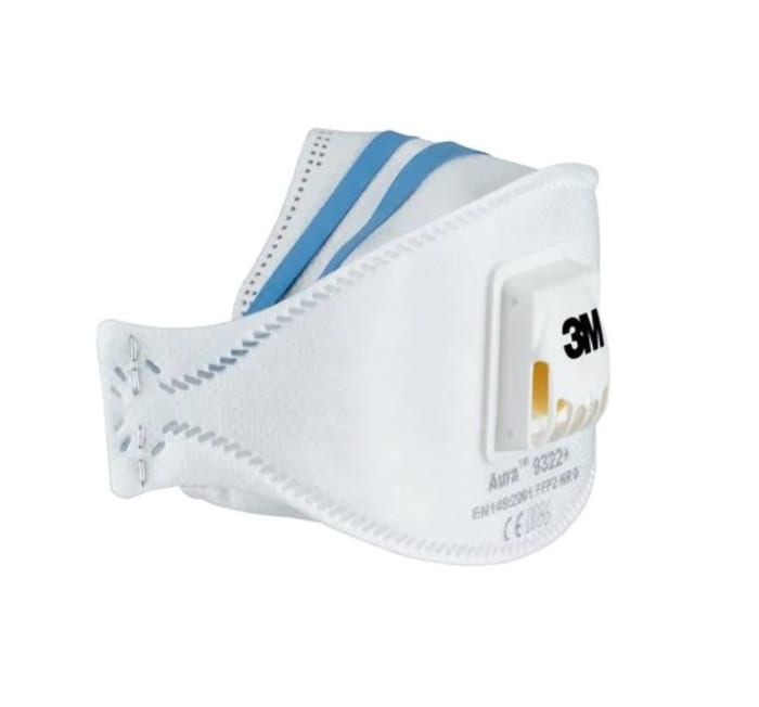 3M Aura 9322+ 3M | 3M Aura™ 9300+ Series Disposable Respirator for General Purpose Protection ...