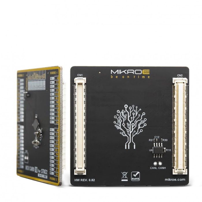 Mikroe 3527 Mikroelektronika Mikroelektronika Mcu Card 16 For Stm32 Stm32l442kc Mcu Add On