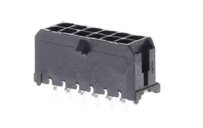 43045-1212 Molex | Molex Micro-Fit 3.0 Series Straight Through Hole PCB ...