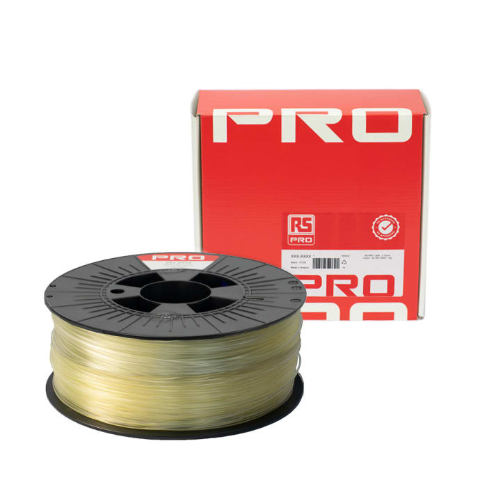 RS PRO | RS PRO 1.75mm Natural PVA 3D Printer Filament, 1kg | 190-1942 | RS