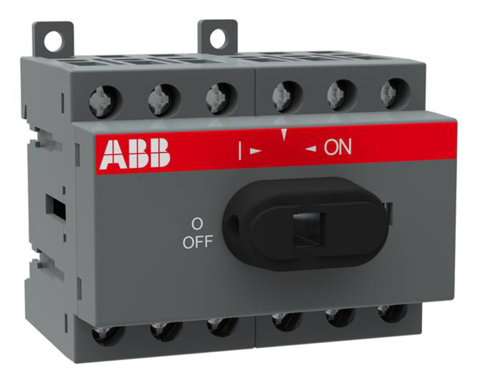 1SCA104834R1001 ABB | ABB 6P Pole Isolator Switch - 16A Maximum Current, 7.5kW Power Rating ...
