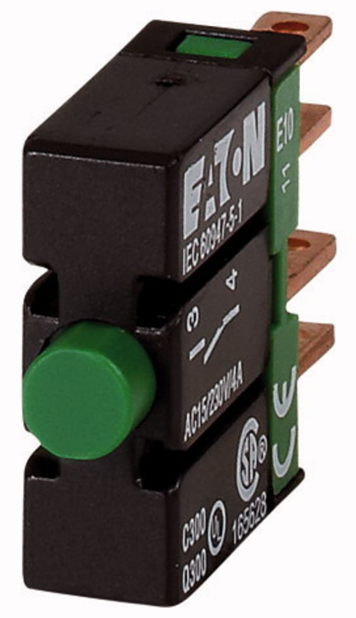 090351 E10 Eaton | Eaton Contact Block for Use with RMQ 16 Series, 5→ ...