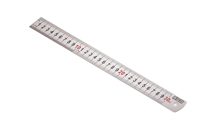 RS PRO | RS PRO 300mm Stainless Steel Metric Ruler | 192-3661 | RS