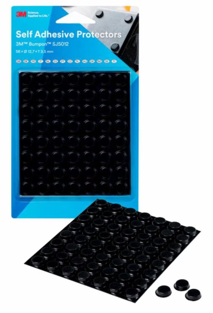 SJ5012BL 3M 3M Circular PUR Self Adhesive Feet 12 7mm Diameter X 3