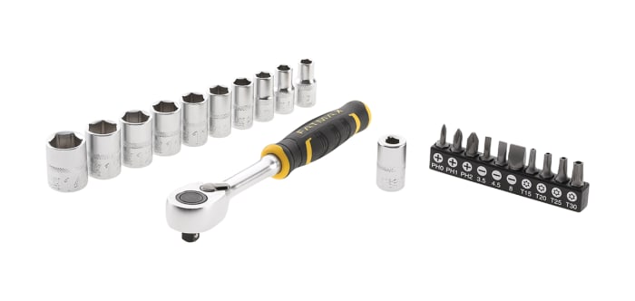 FMMT82679-0 Stanley | Stanley 22-Piece Metric 1/4 in Standard Socket ...