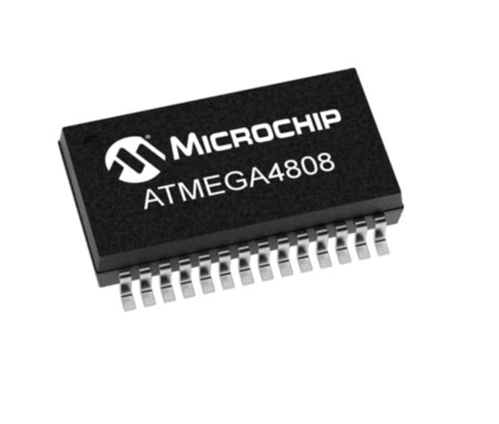ATMEGA4808-XF Microchip | Microchip, 8bit AVR, ATmega808 Microcontroller, 20MHz, 48 kB Flash, 28 ...