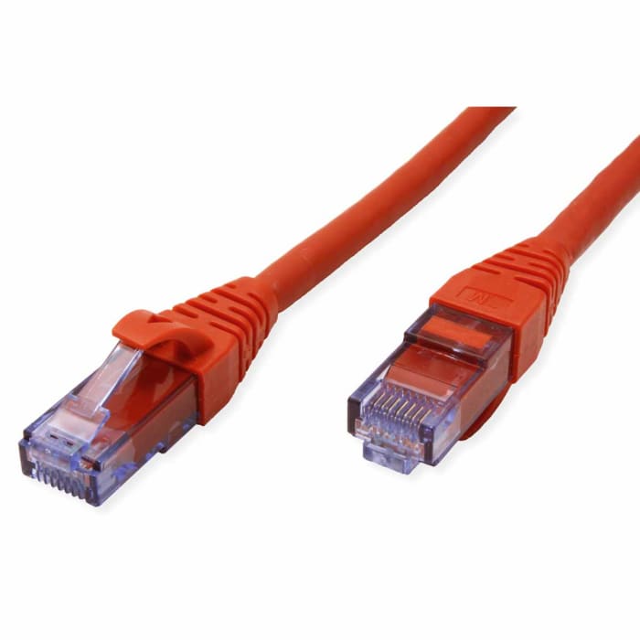 21.15.2718-30 Roline | Roline, 15m Cat6a, Red RJ45 to Male RJ45 Male, U ...